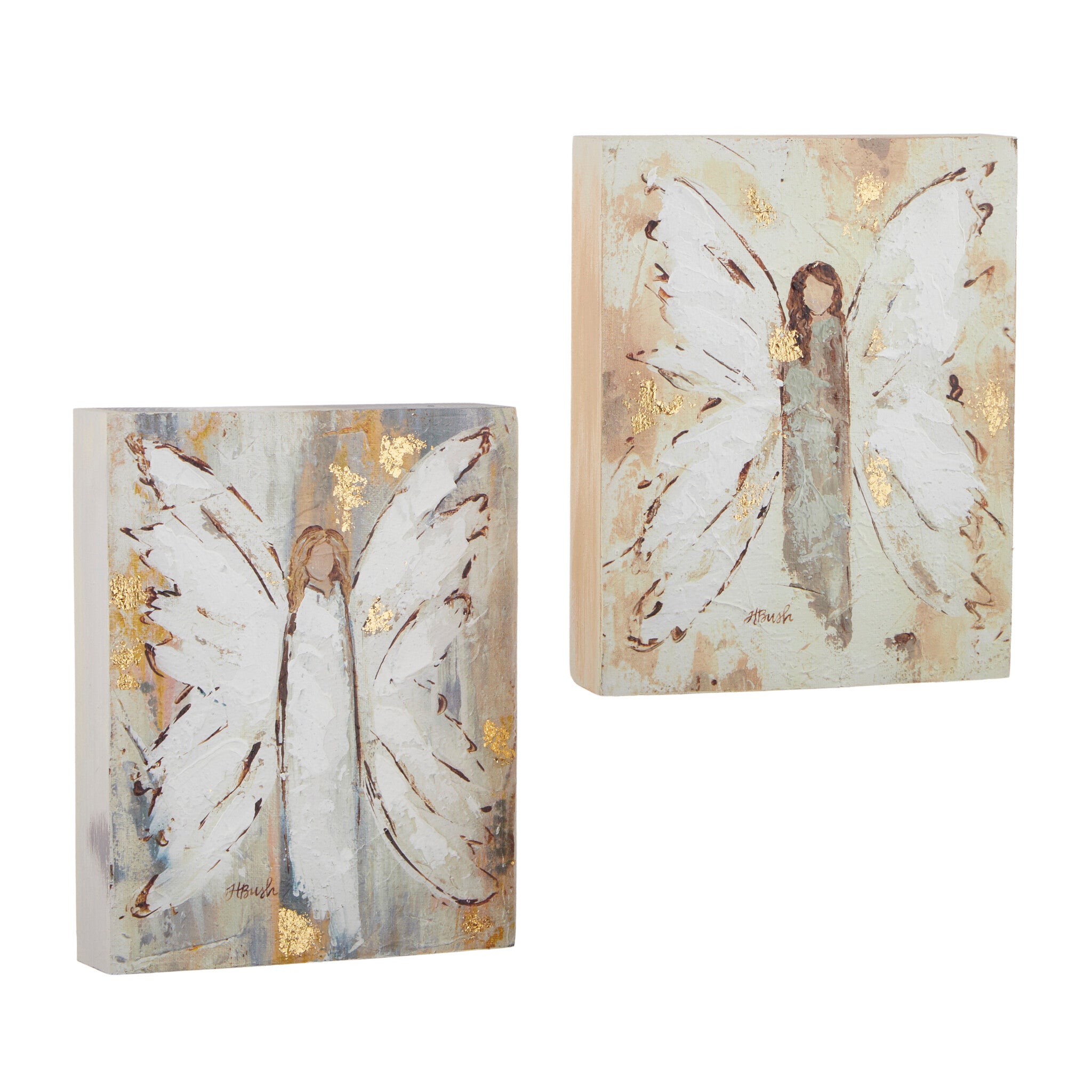 10” Angel Block Wall Art – Smockingbird's Unique Gifts