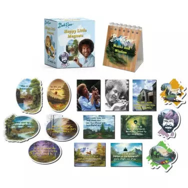 Bob Ross Happy Little Magnets – Smockingbird's Unique Gifts